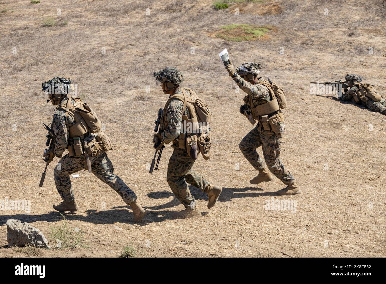 U.S. Marines with 1st Battalion, 4th Marine Regiment, 1st Marine ...