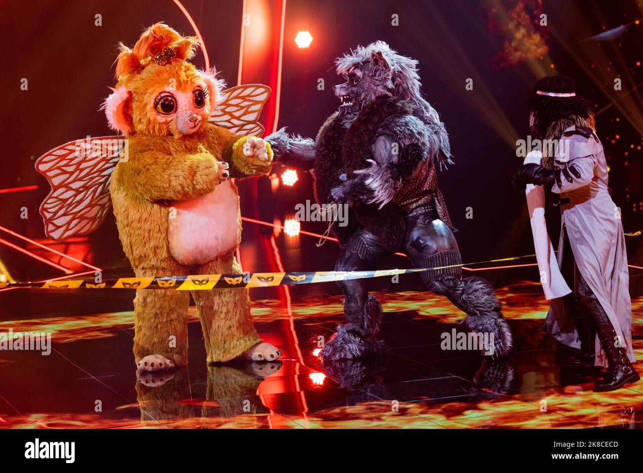 Cologne, Germany. 22nd Oct, 2022. The characters "Goldi" and "The ...