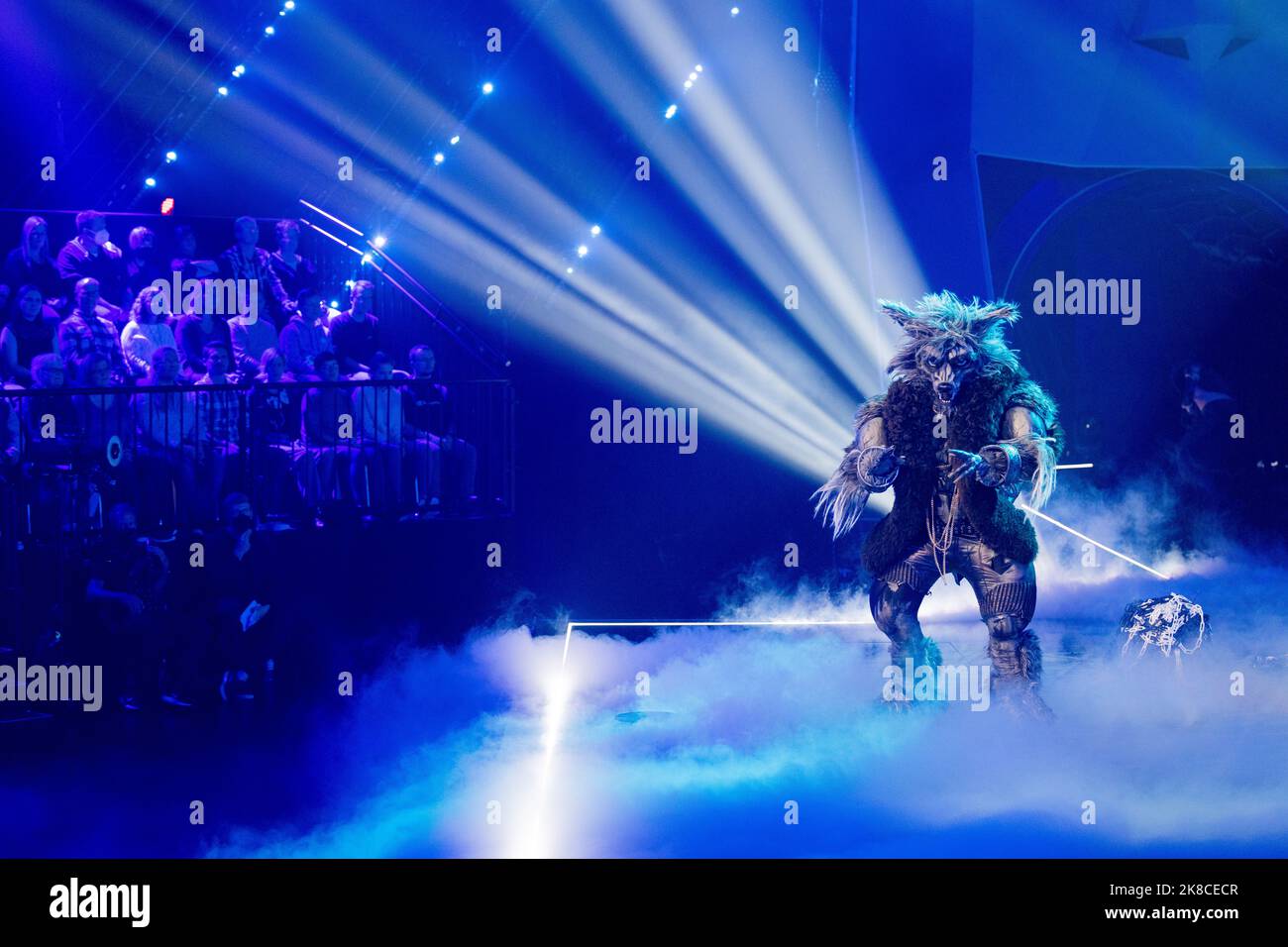 Cologne, Germany. 22nd Oct, 2022. The character "The Werewolf" is on ...