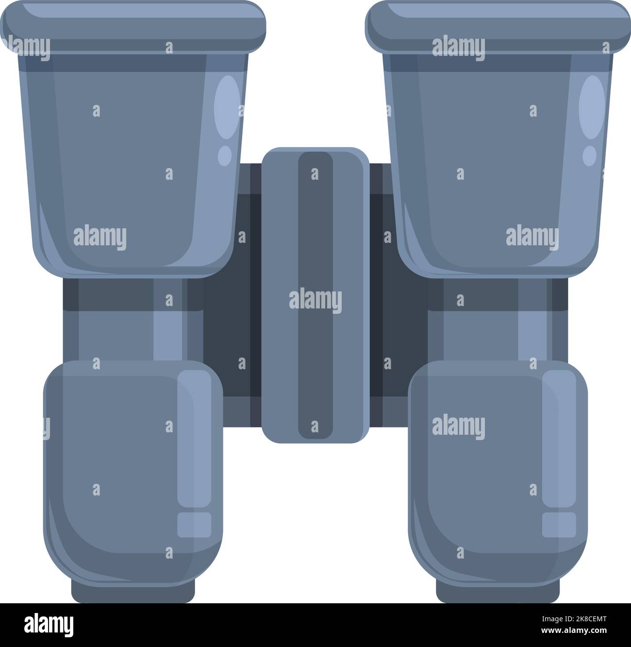 Lifeguard binoculars icon cartoon vector. Life safety. Ocean swim Stock ...
