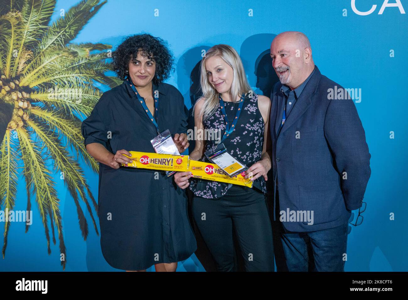 Cannes, France, October 17, 2022, Nisrine Kasspof and Sarah Murphy (OH ...