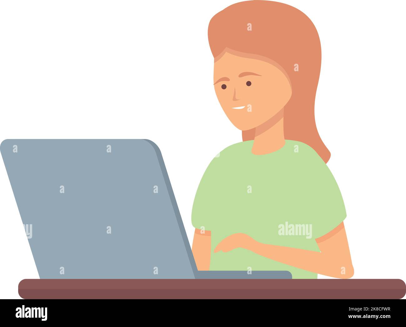 Teen schooler Stock Vector Images - Alamy