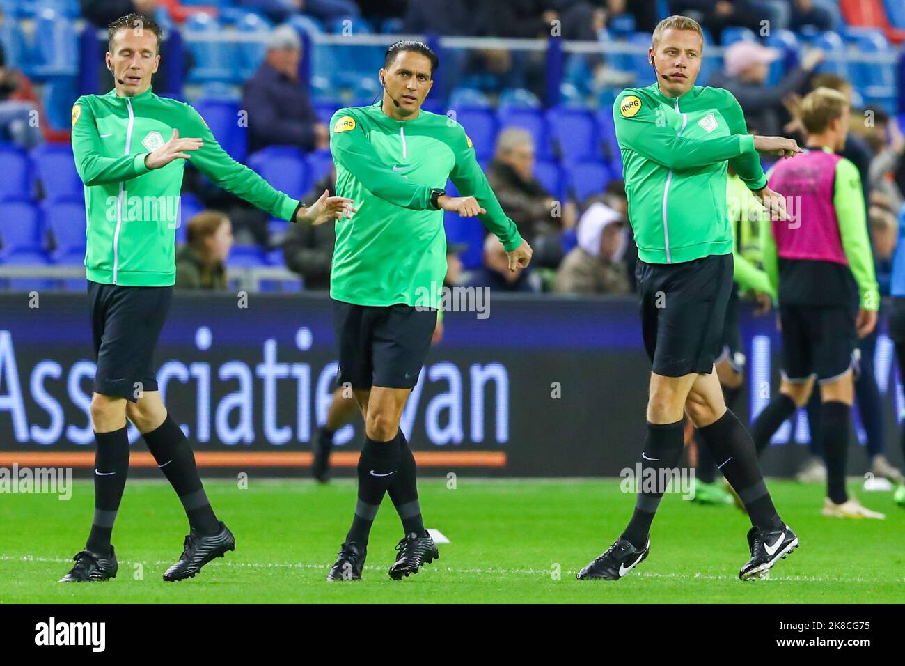 ARNHEM, NETHERLANDS - OCTOBER 22: assistant referee Joost van Zuilen ...