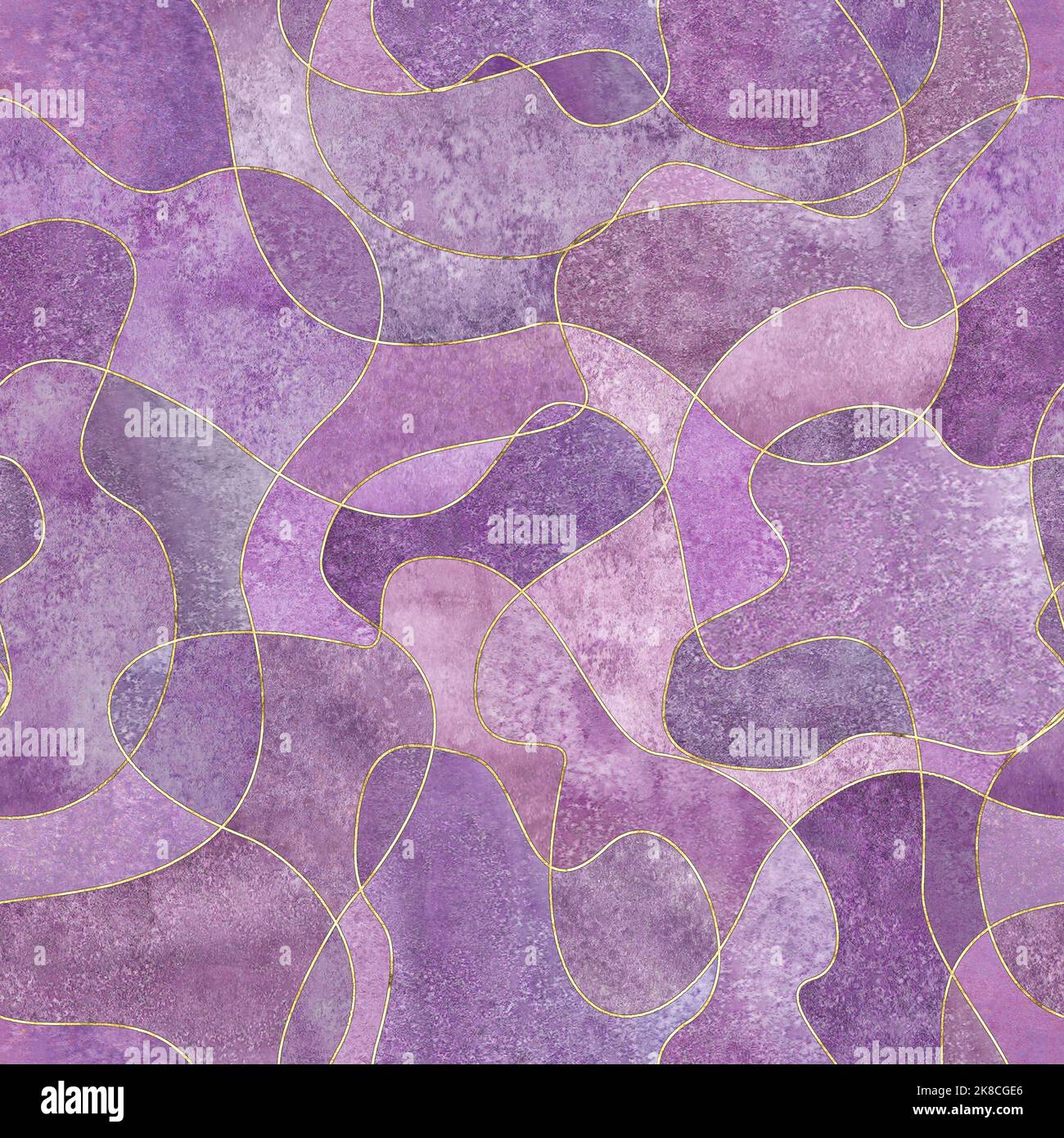 Abstract modern flat geometric liquid shape forms seamless pattern ...