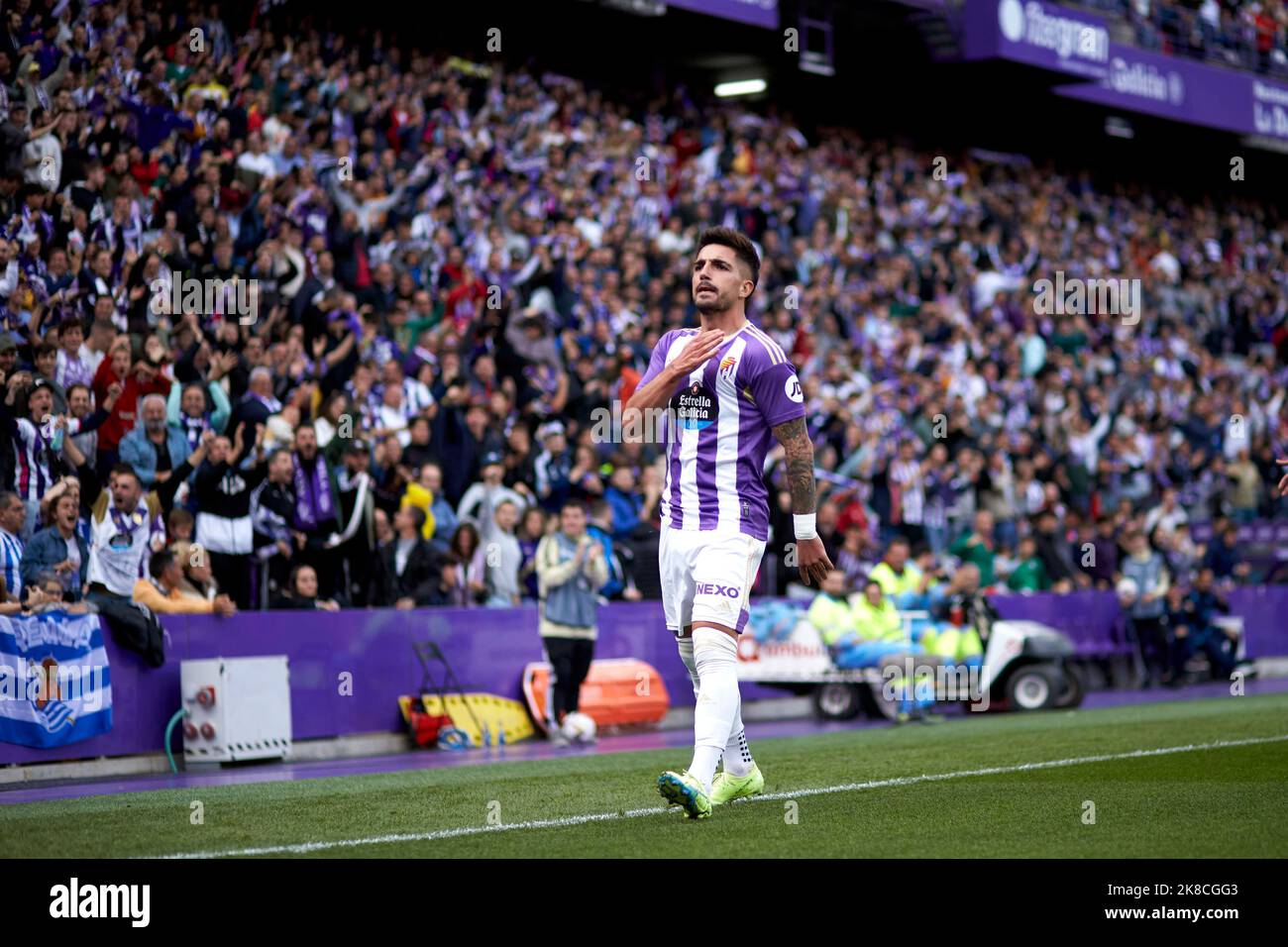 VALLADOLID, SPAIN - OCTOBER 22: Ramon Rodriguez 'Monchu' of Real ...