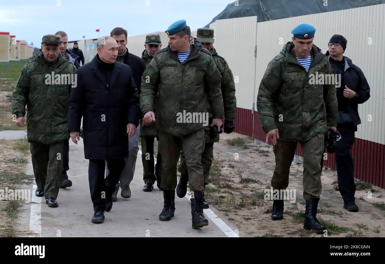 Russian President Vladimir Putin Visited The Western Military District