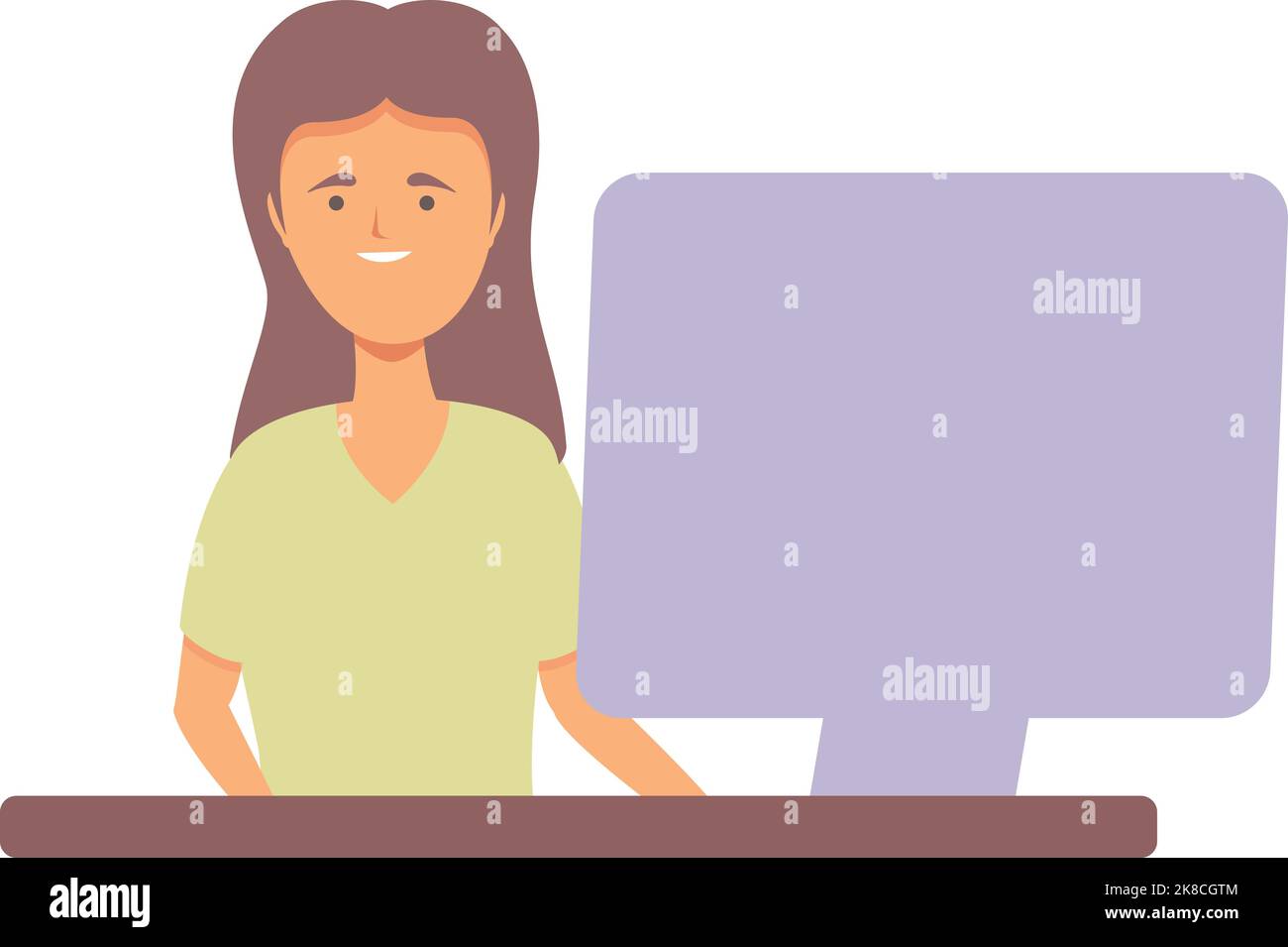 Online education icon cartoon vector. Child team. Internet class Stock ...