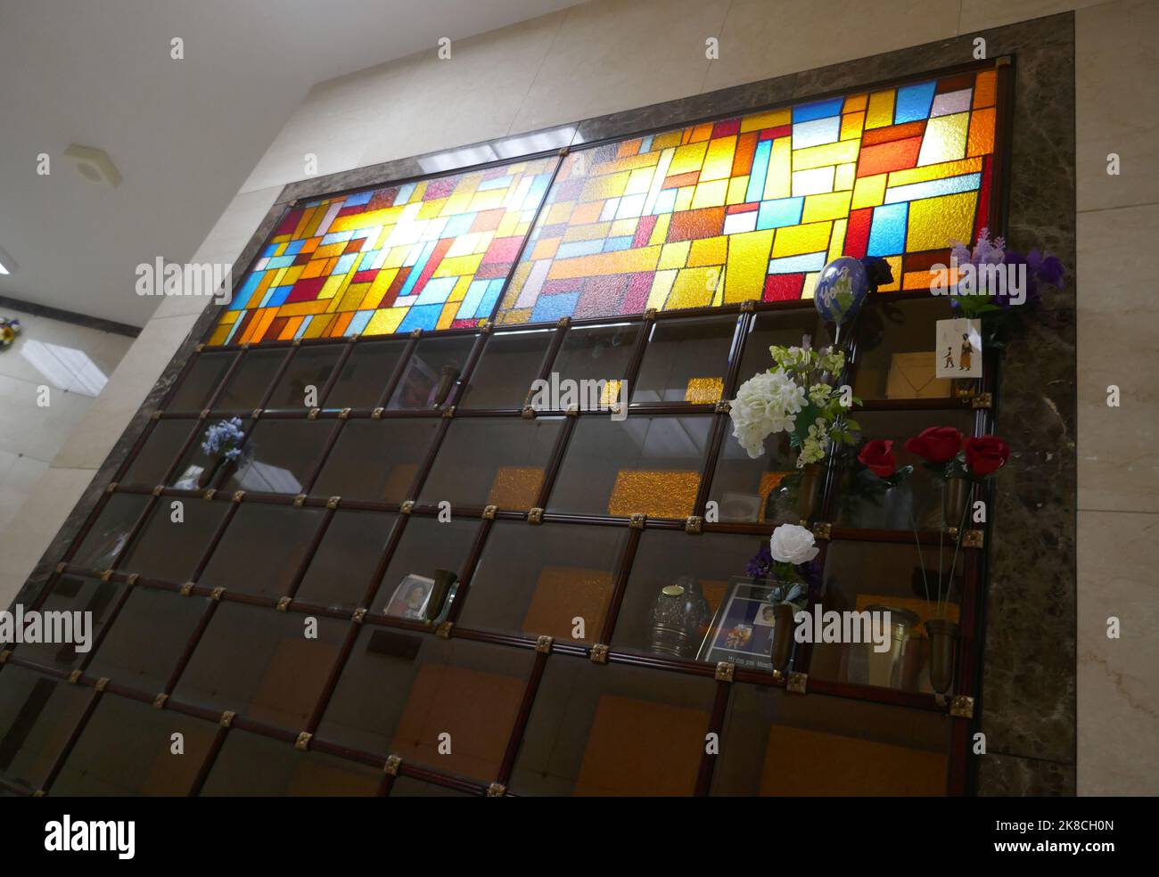 Inglewood, California, USA 19th October 2022 Inglewood Park Cemetery on ...