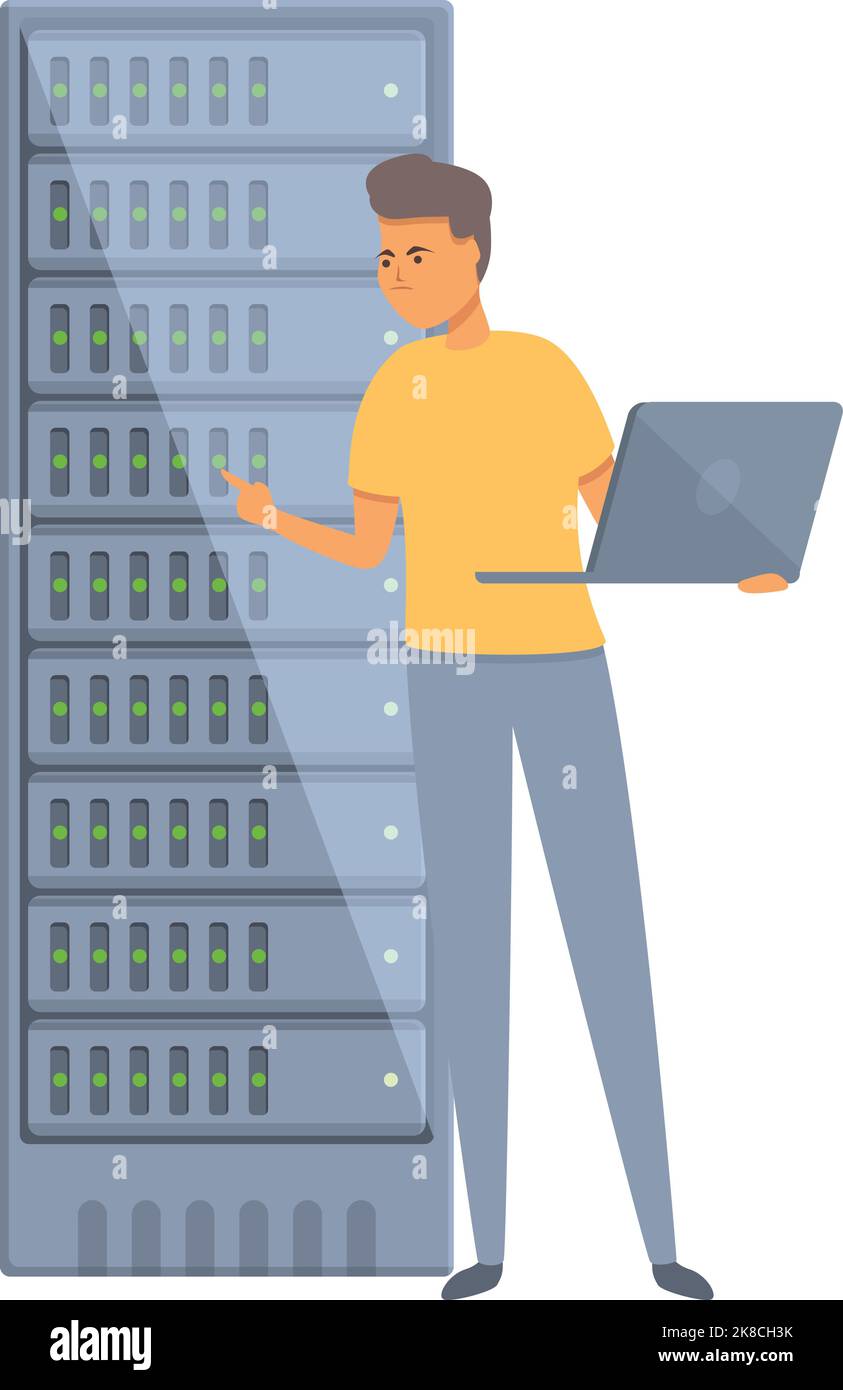 System administrator icon cartoon vector. Computer server. Engineer ... System administrator icon cartoon vector. Computer server. Engineer ...