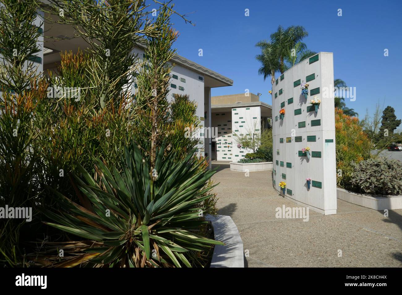 Inglewood, California, USA 19th October 2022 Inglewood Park Cemetery on ...