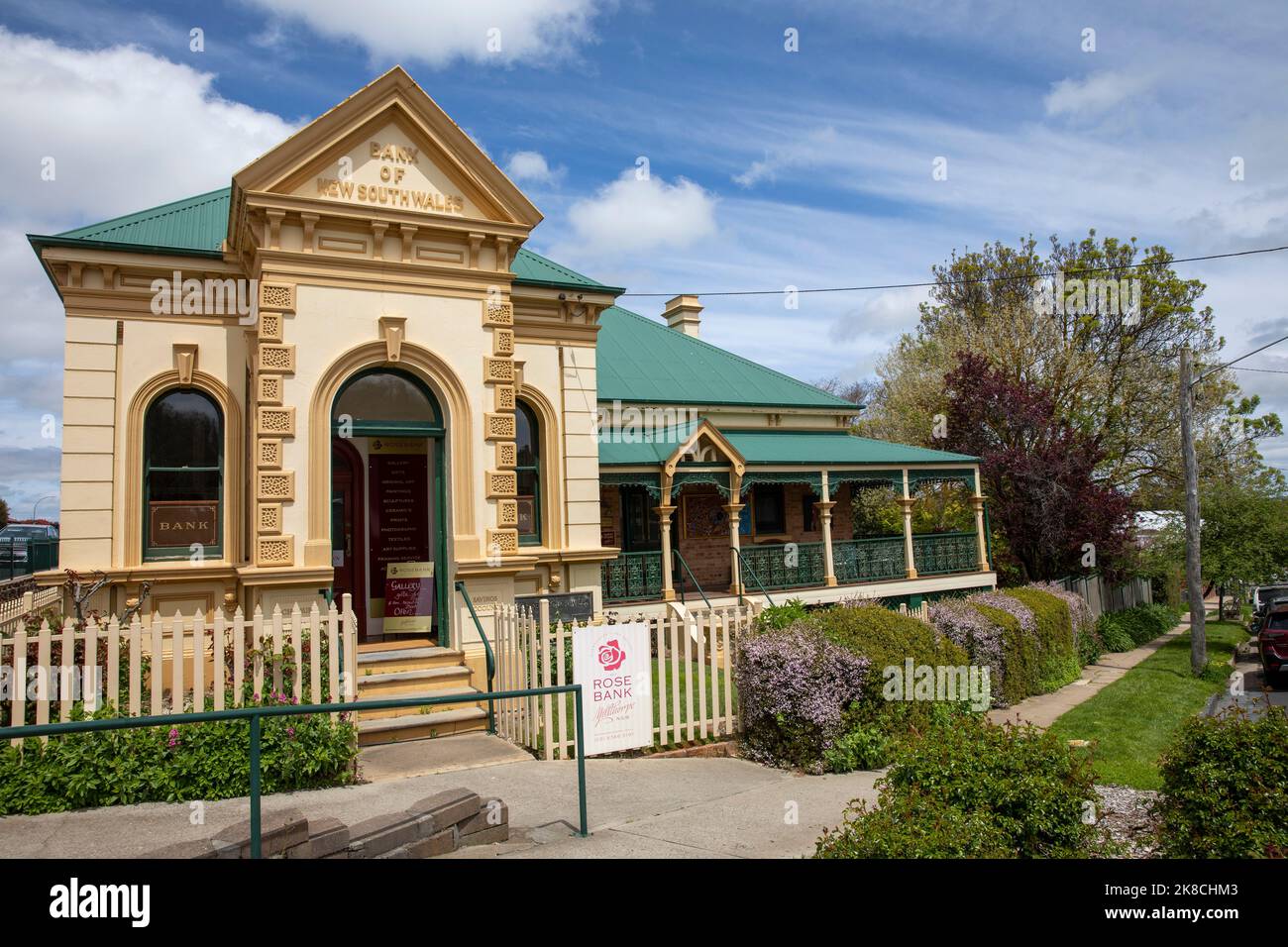 Millthorpe historic village in New South Wales, former Bank of New ...