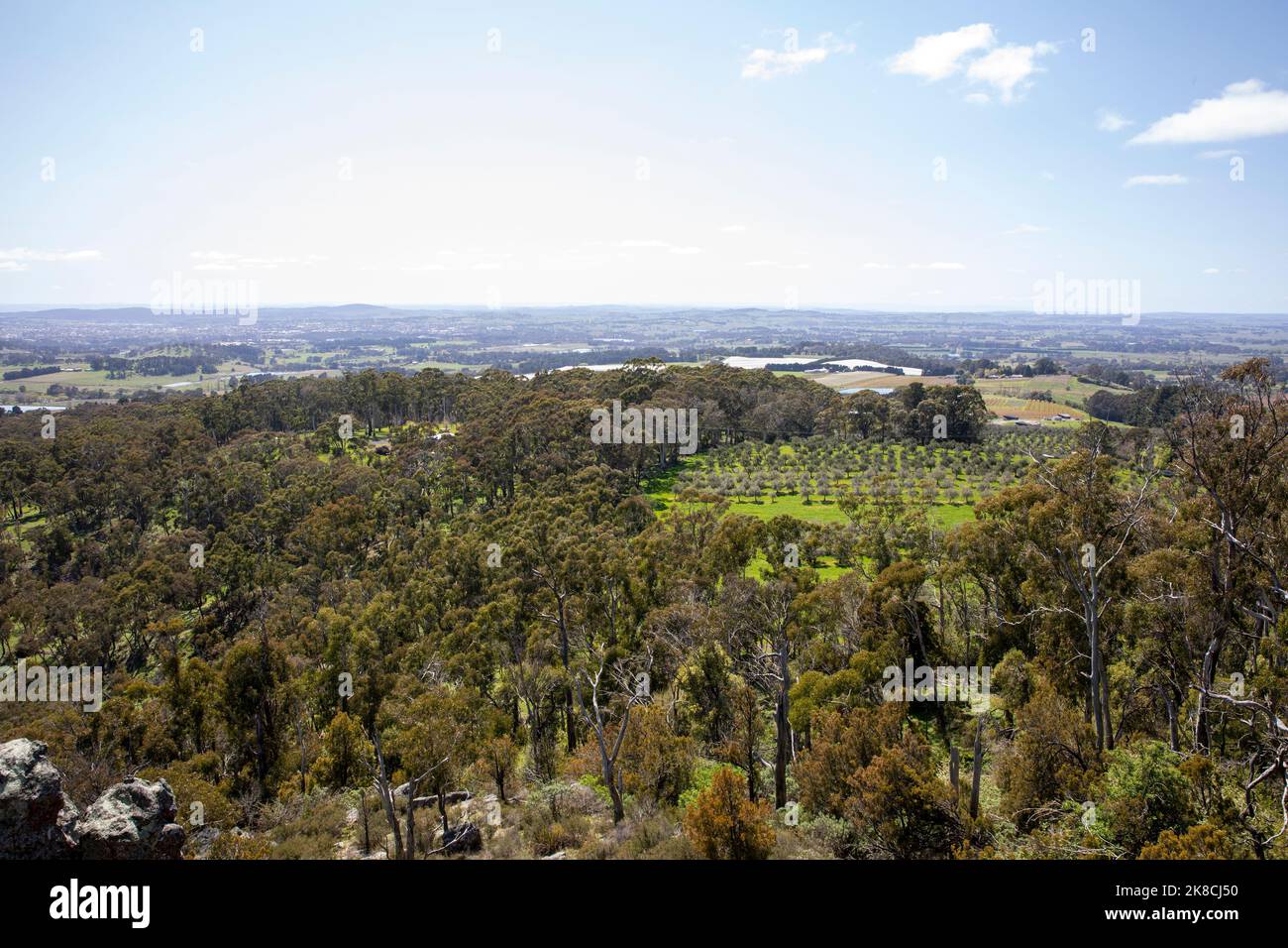 Central tablelands New South Wales, landscape view of the region taken ...