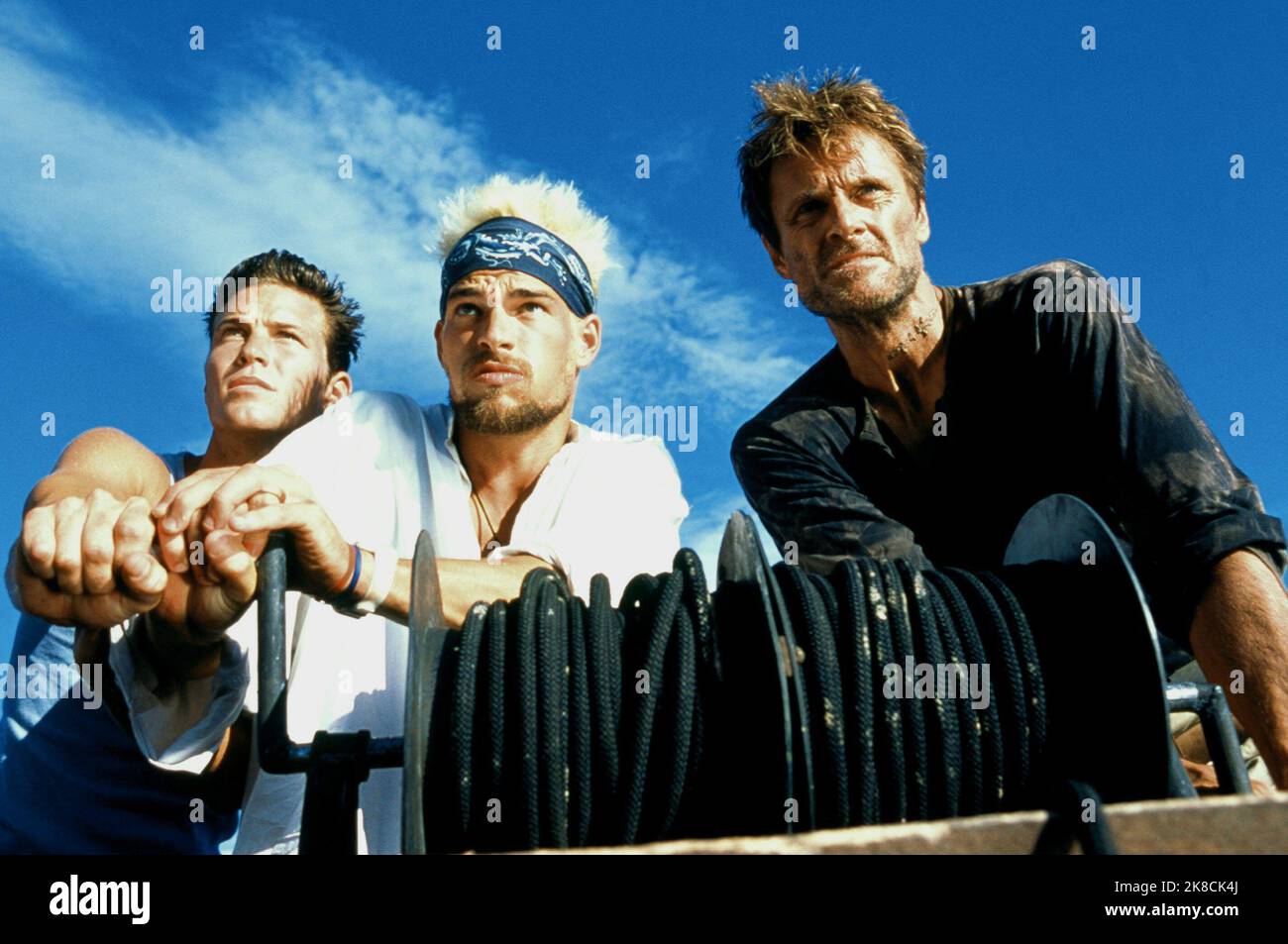 Dax Miller, Joel West, Duncan Regehr Film: Blood Surf (2000) Characters ...
