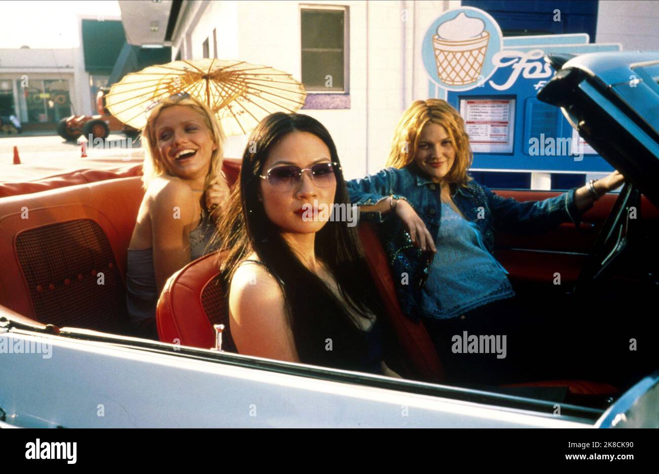 Cameron Diaz, Lucy Liu & Drew Barrymore Film: Charlie'S Angels (USA/DE ...