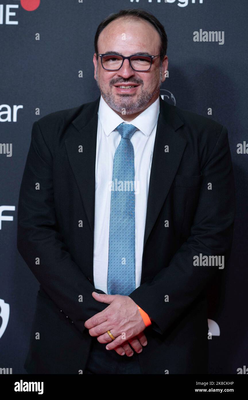 Cologne, Deutschland. 22nd Oct, 2022. Danilo CHAMMAS, actor, red carpet ...