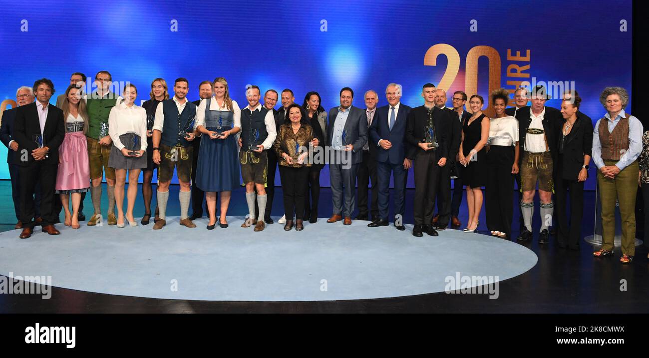 Munich, Germany. 22nd Oct, 2022. The participants of the Bavarian ...