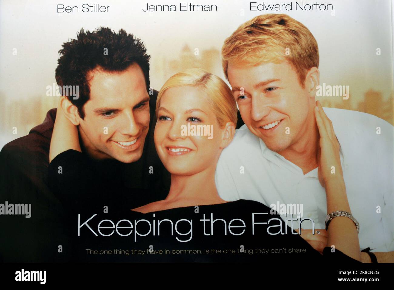Ben Stiller, Jenna Elfman & Edward Norton Poster Film: Keeping The ...