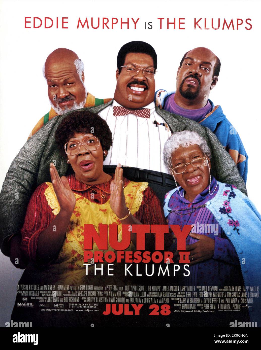 Eddie Murphy Film: Nutty Professor Ii: The Klumps (2000) Characters ...