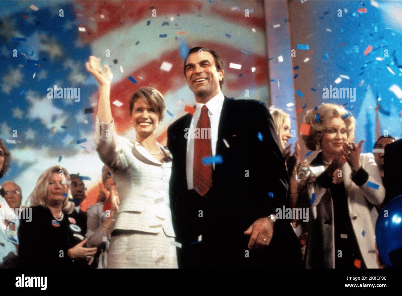 Nancy travis tom selleck running hi-res stock photography and images ...