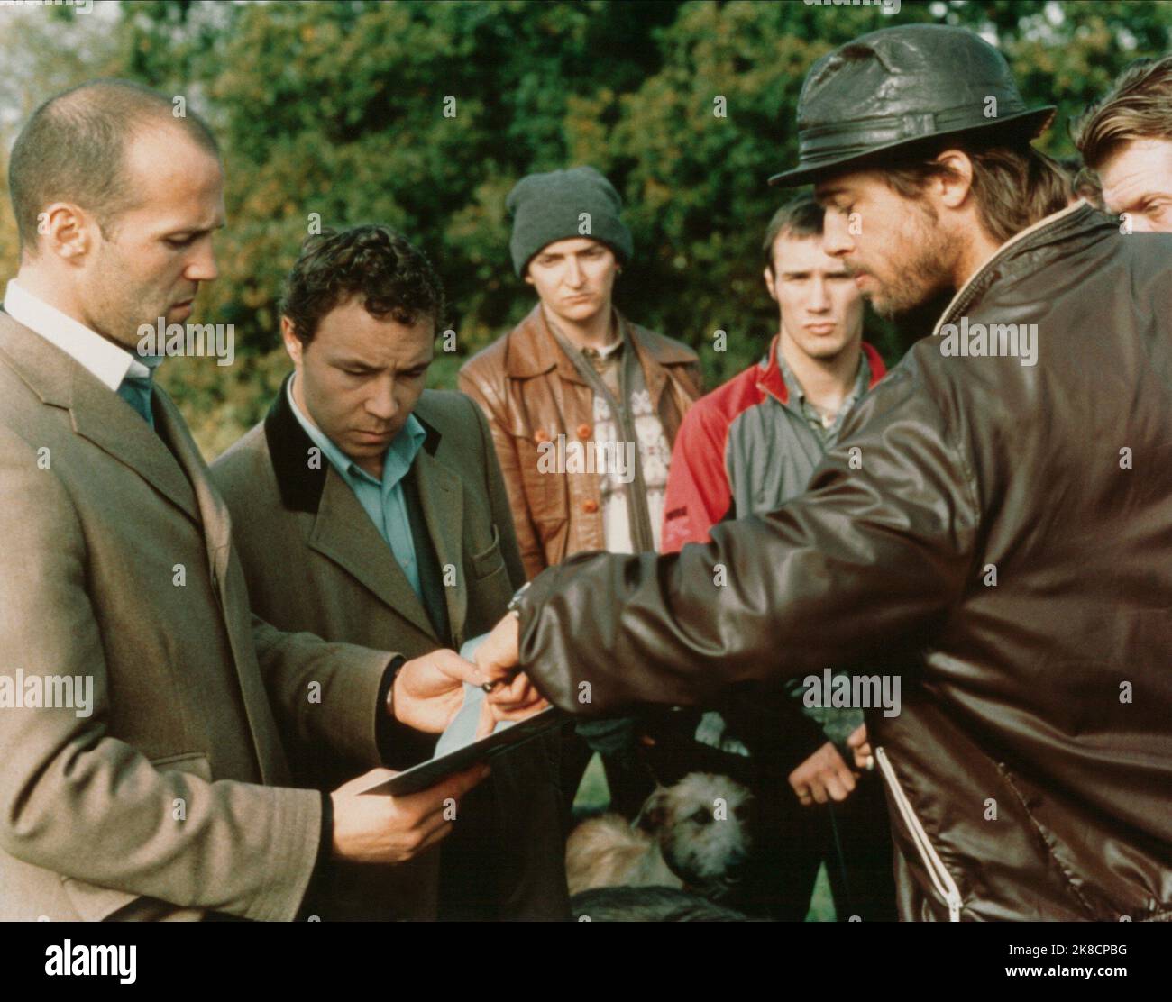 Jason Statham, Stephen Graham & Brad Pitt Film: Snatch. (UK/USA 2000 ...