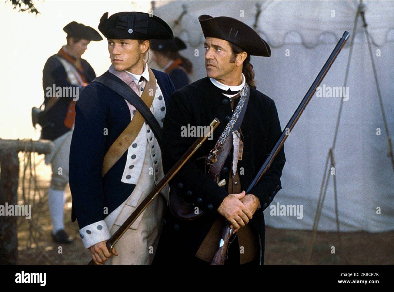 Heath Ledger & Mel Gibson Film: The Patriot (USA/DE 2000) Director ...