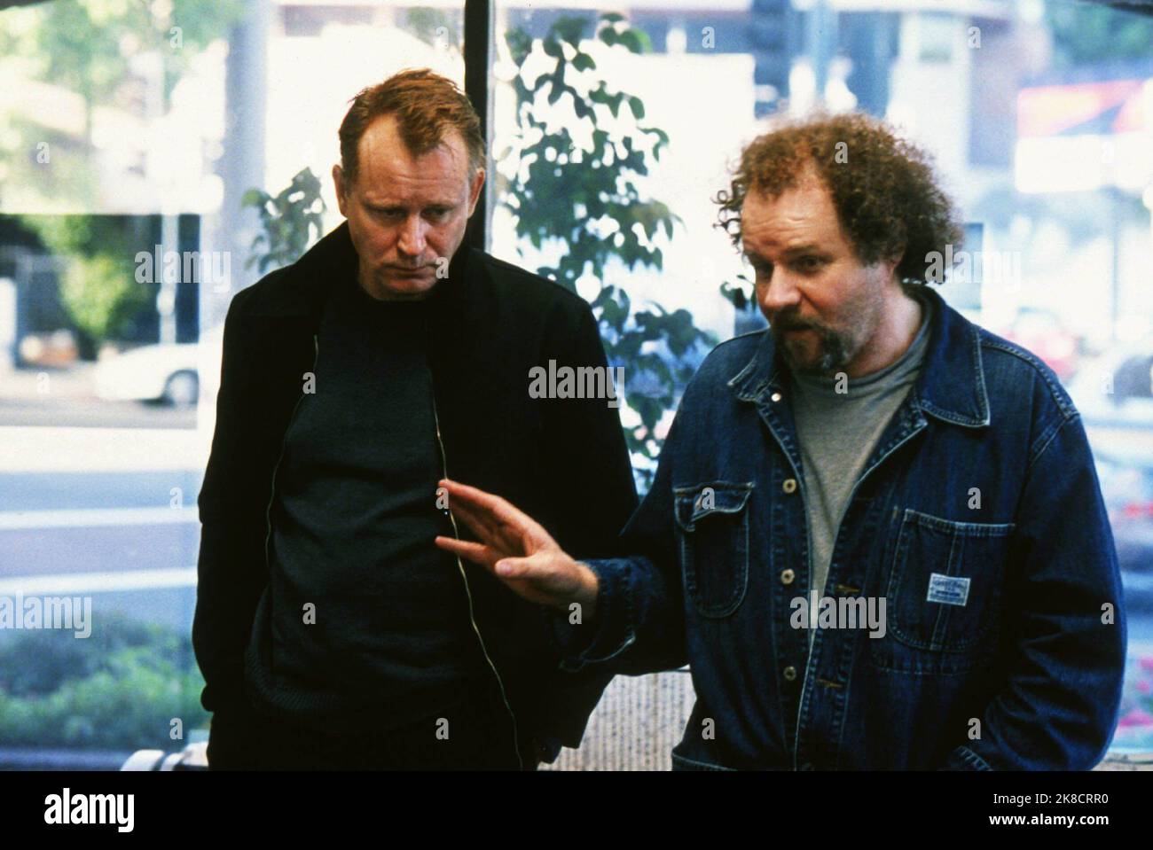 Stellan Skarsgard & Mike Figgis Film: Timecode (USA 2000) Characters: Alex Green & Director ...