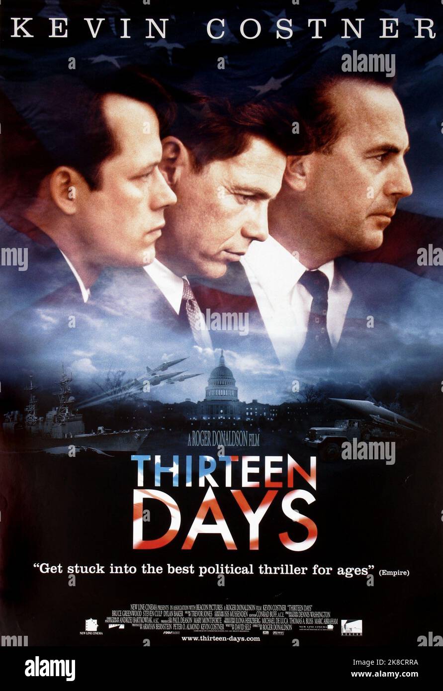 Steven Culp, Bruce Greenwood & Kevin Costner Poster Film: Thirteen Days ...