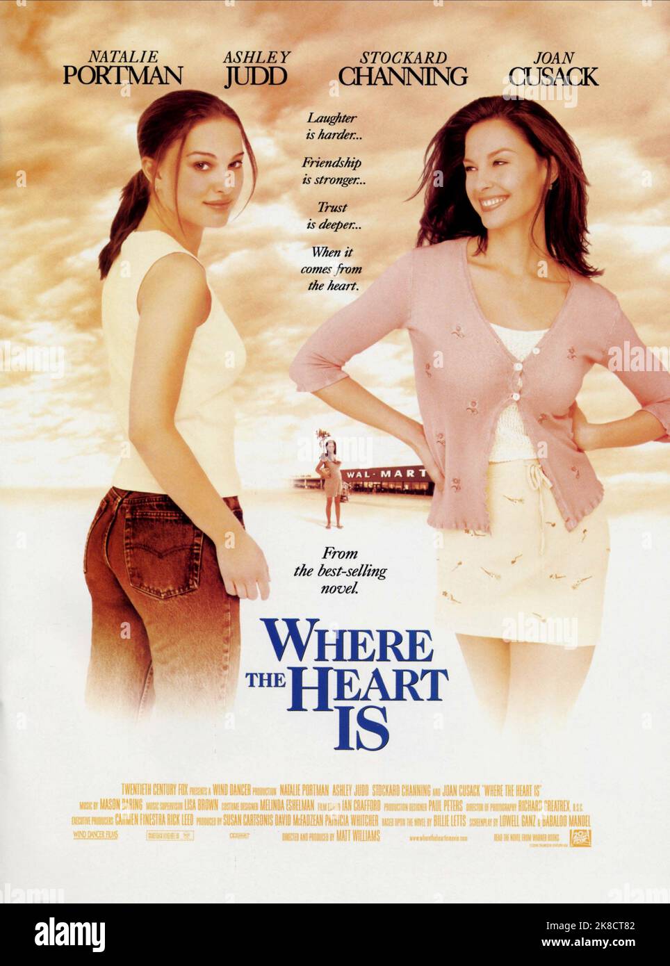 Natalie Portman & Ashley Judd Poster Film: Where The Heart Is (2000) Characters: Novalee Nation ...