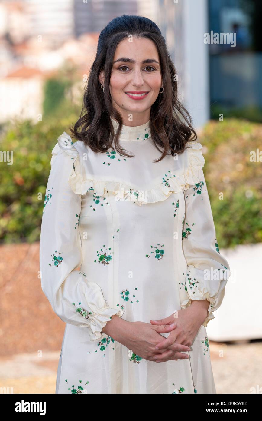 Cannes, France, October 18 2022, Serena Manteghi (actress) at the photo ...