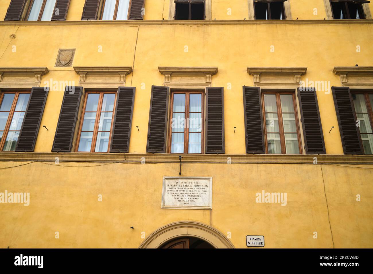 Casa guidi windows hi-res stock photography and images - Alamy
