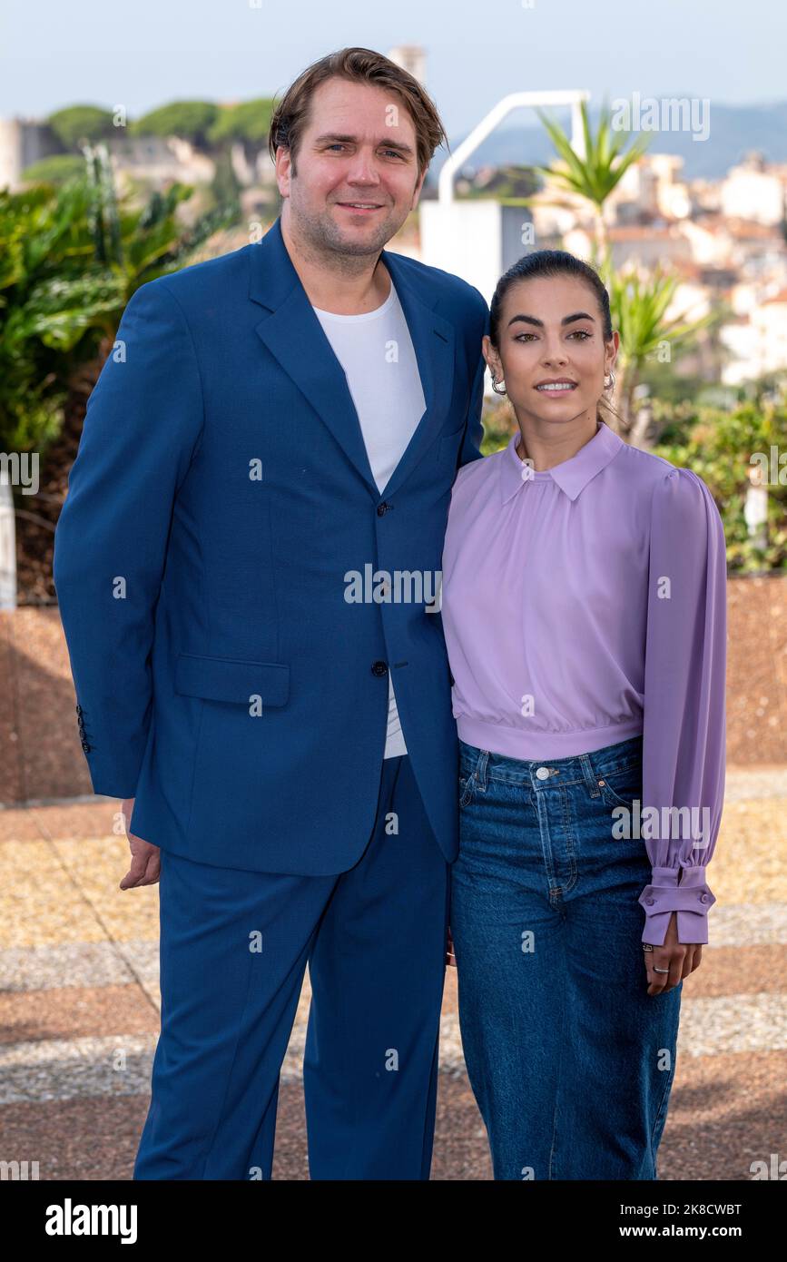 Cannes, France, October 18 2022, Beatriz Godinho (actress) and Pierre ...