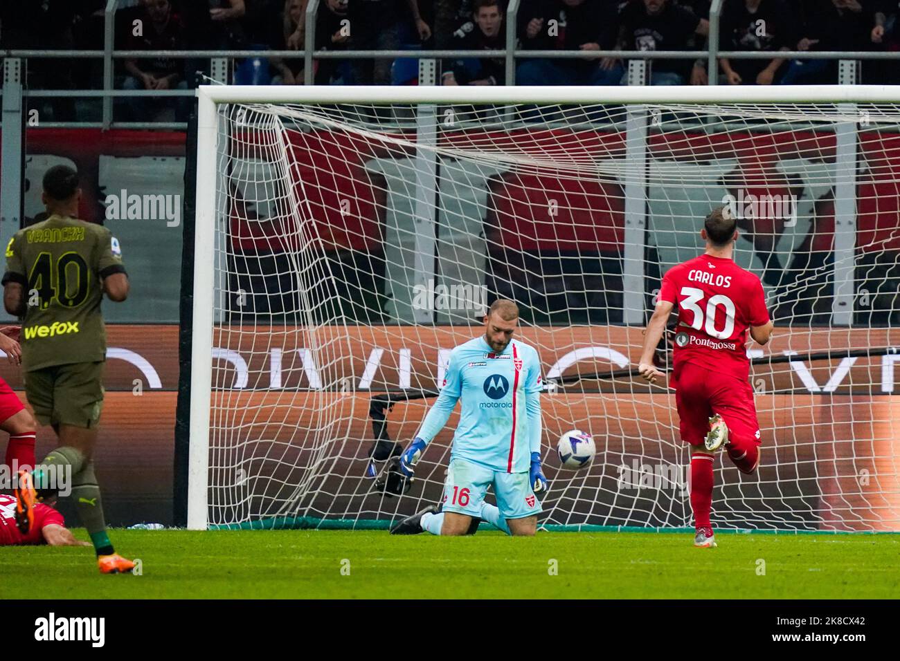 Michele Di Gregorio (#16 AC Monza) during the Italian championship ...