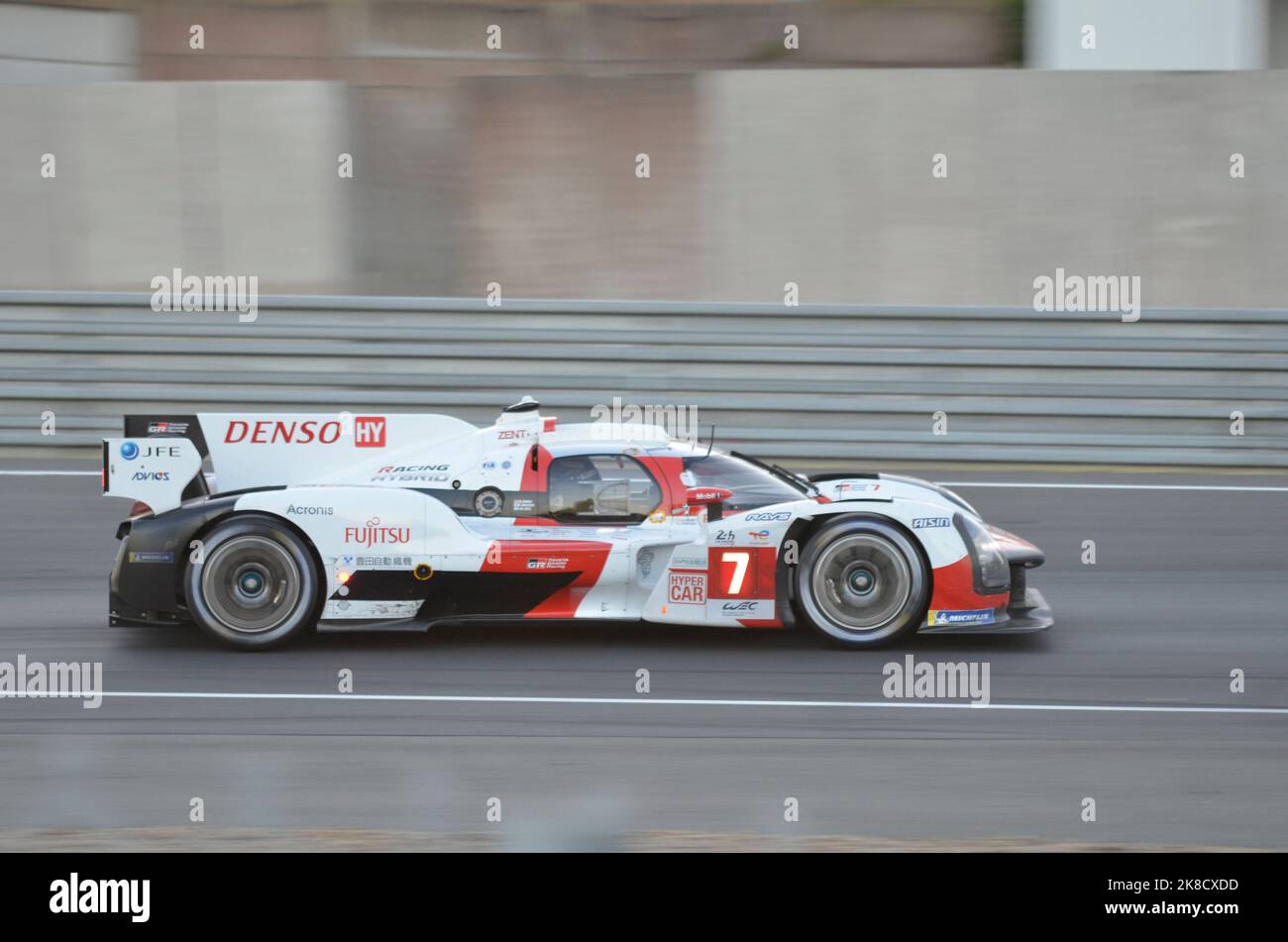 2nd Placed Toyota Gazoo Racing GR010 Hybrid at the 2022 Le Mans 24 Hours Stock Photo - Alamy