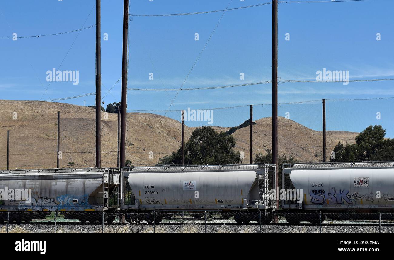 Graffiti california train hi-res stock photography and images - Alamy