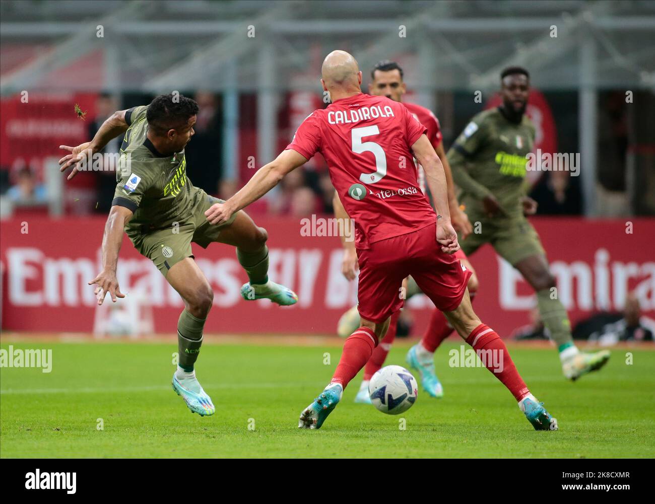 Junior Messias of Ac Milan during the Italian Serie A, football match ...