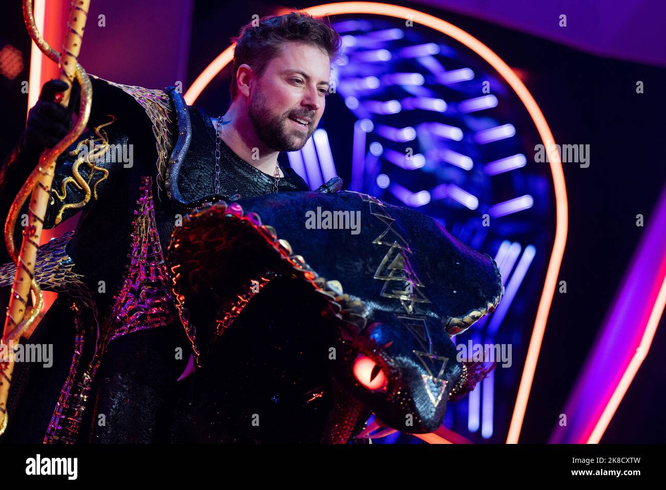 Cologne, Germany. 22nd Oct, 2022. Felix von Jascheroff (l), actor, is ...