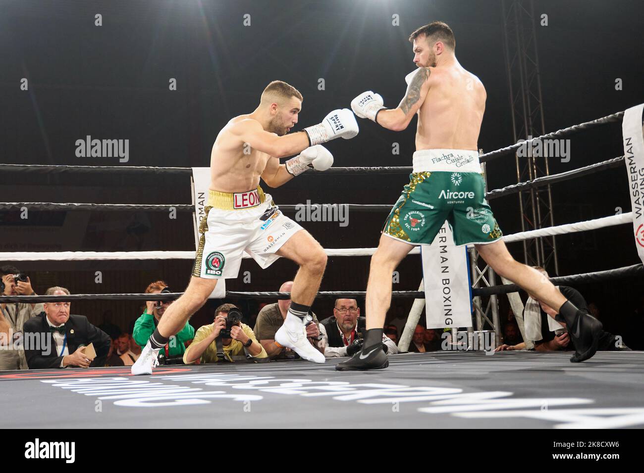 22 October 2022, Hesse, Frankfurt/M.: IBO World Light Heavyweight ...