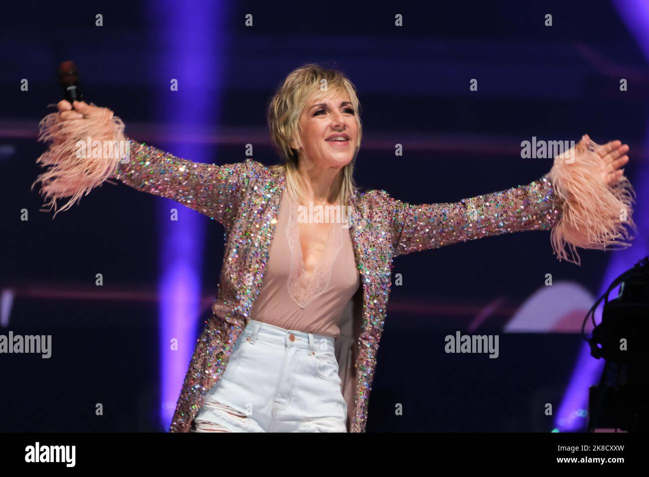 Madrid, Spain. 22nd Oct, 2022. Singer Ana Torroja performs during the ...