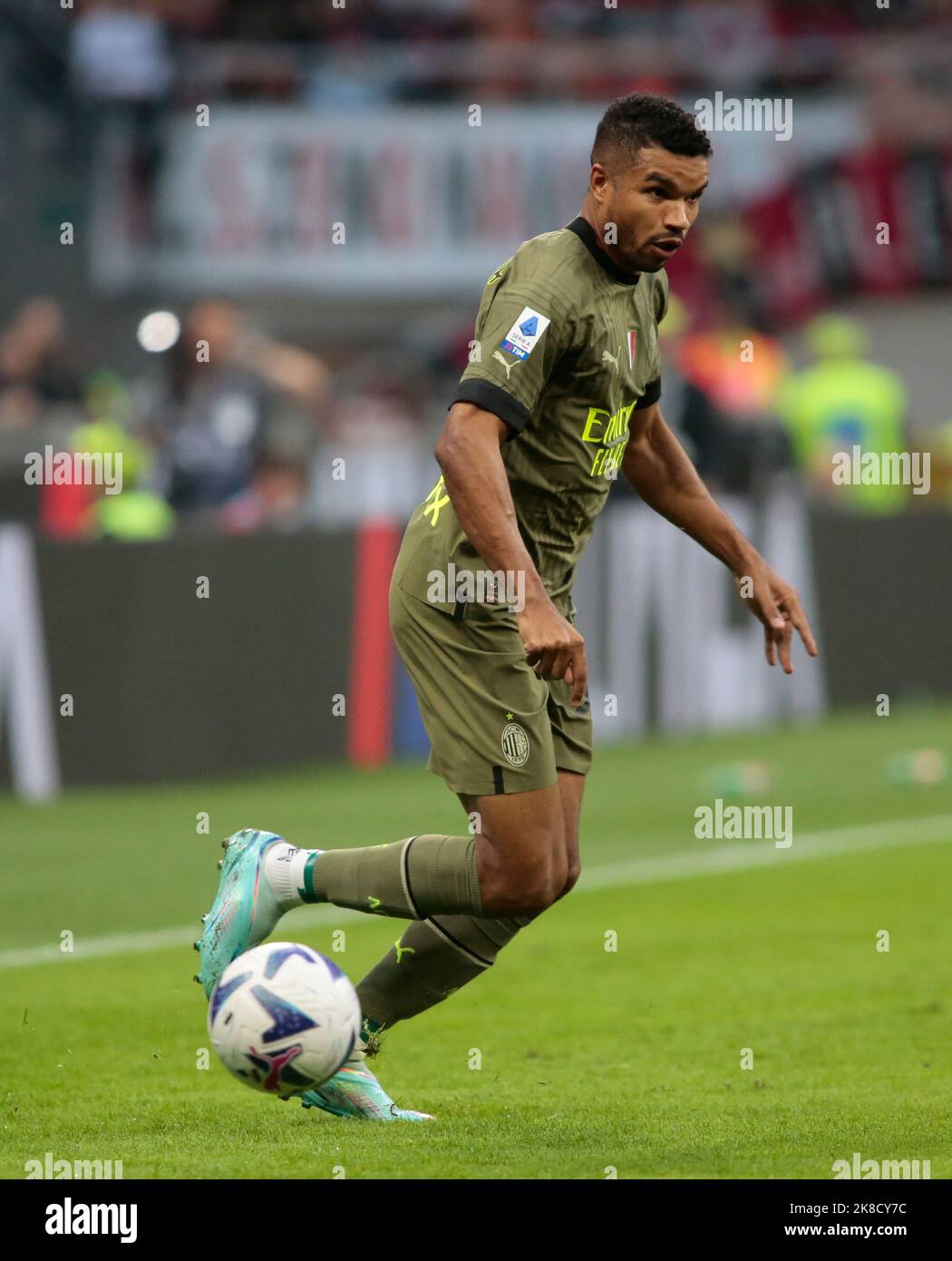 Junior Messias of Ac Milan during the Italian Serie A, football match ...