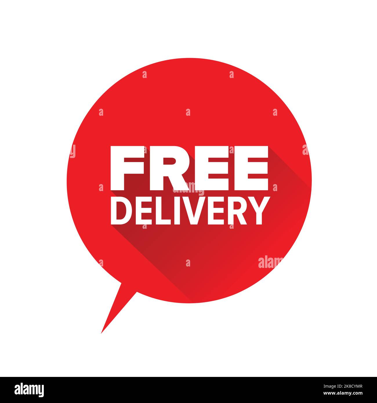 Free delivery label Stock Vector Image & Art - Alamy