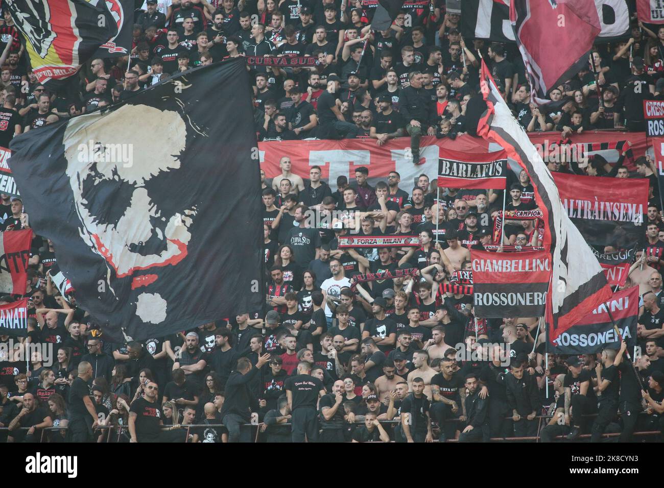 Ac Milan fans during the Italian Serie A, football match between Ac ...