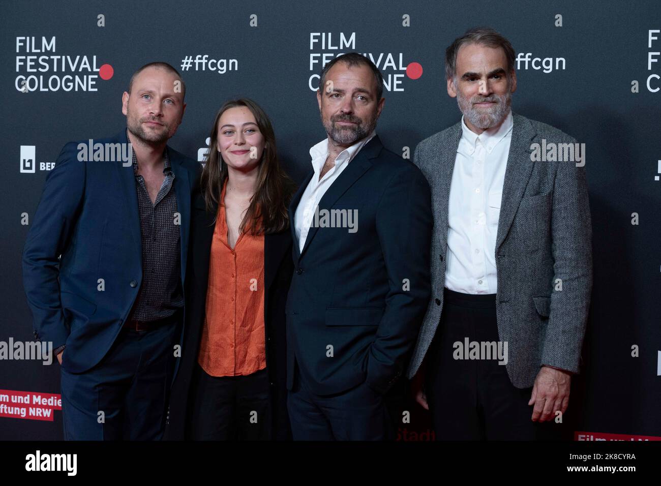 Cologne, Deutschland. 22nd Oct, 2022. from left: Max RIEMELT, actor ...