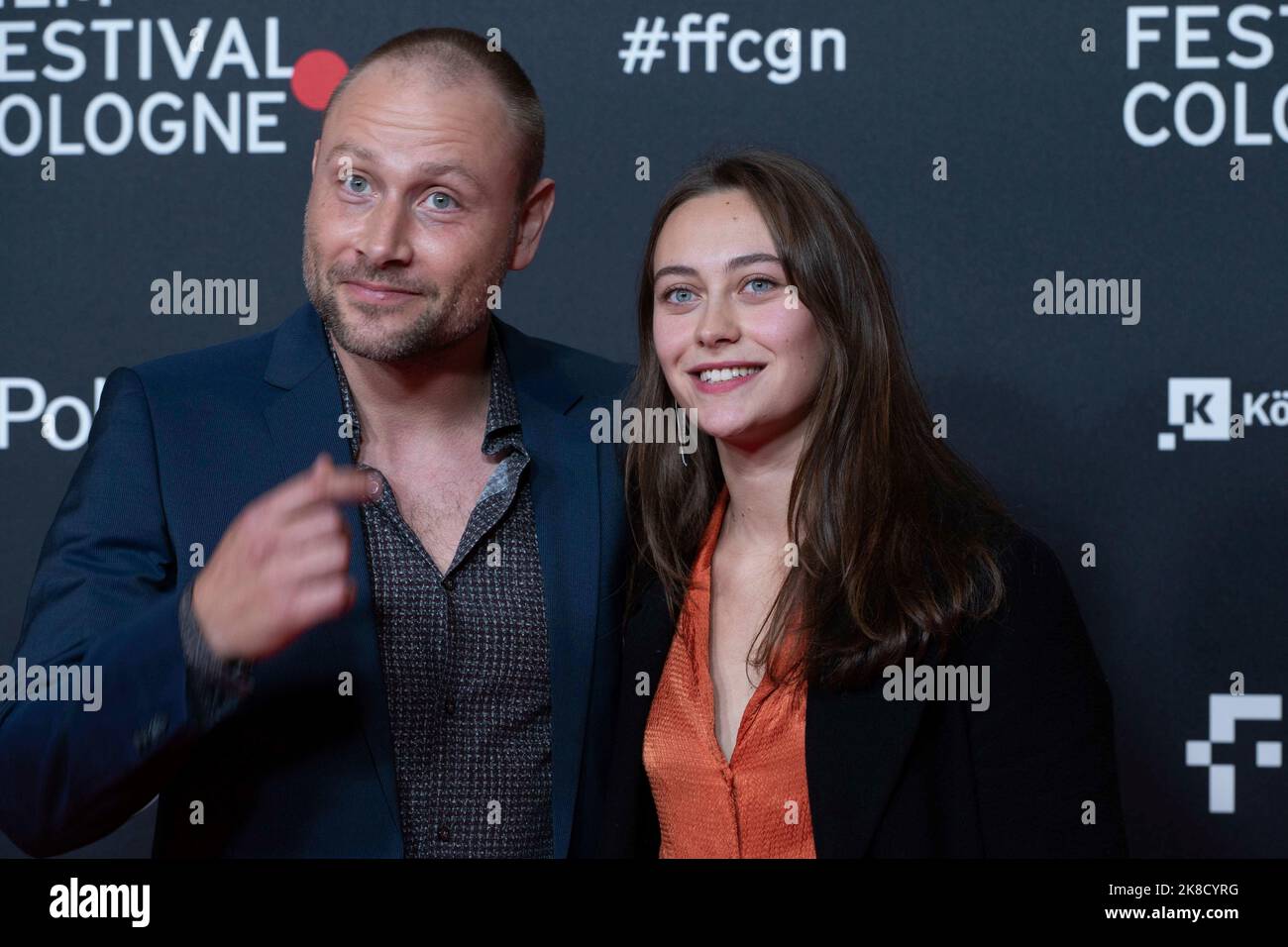 Cologne, Deutschland. 22nd Oct, 2022. from left: Max RIEMELT, actor ...