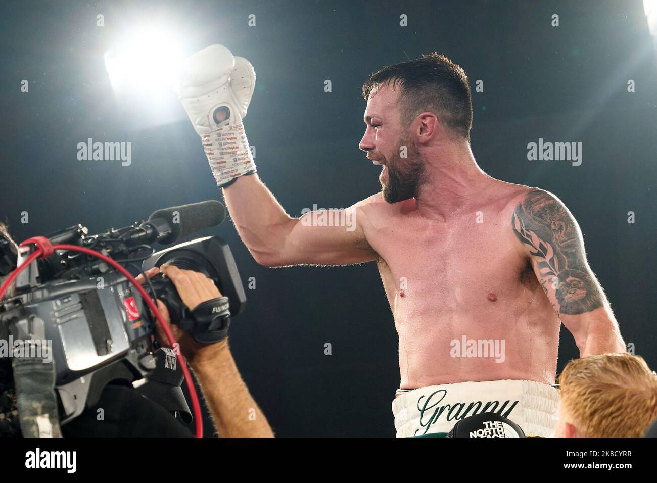 22 October 2022, Hesse, Frankfurt/M.: IBO World Light Heavyweight ...