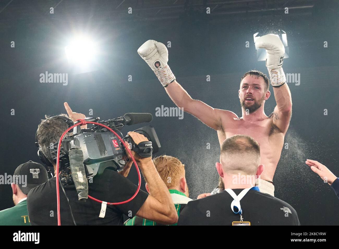 22 October 2022, Hesse, Frankfurt/M.: IBO World Light Heavyweight ...