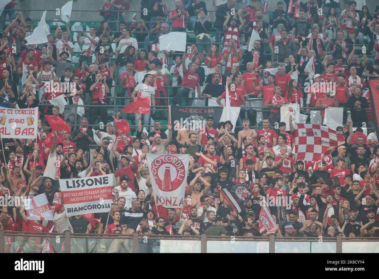 As Monza fans during the Italian Serie A, football match between Ac ...