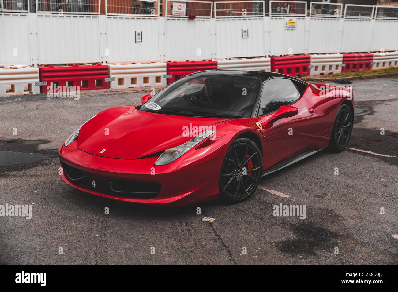 Ferrari 458 Red Black Roof