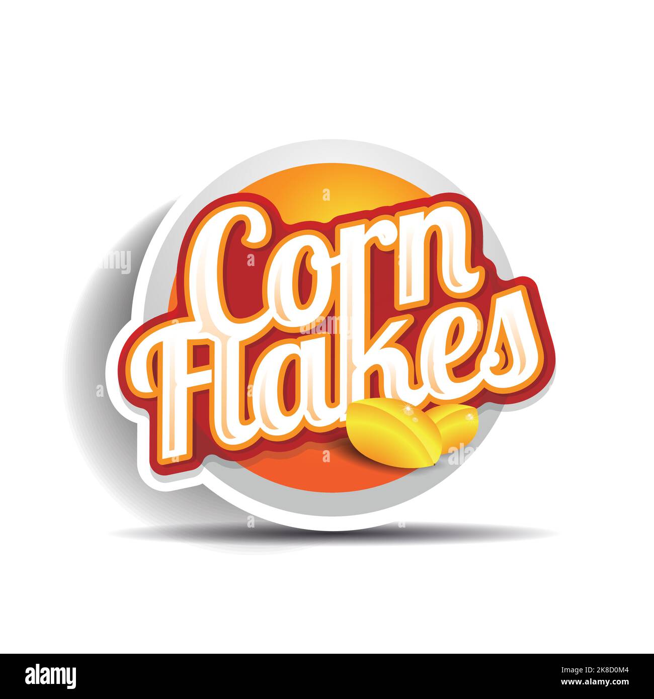 Corn Flakes Vector Label Stock Vector Image And Art Alamy