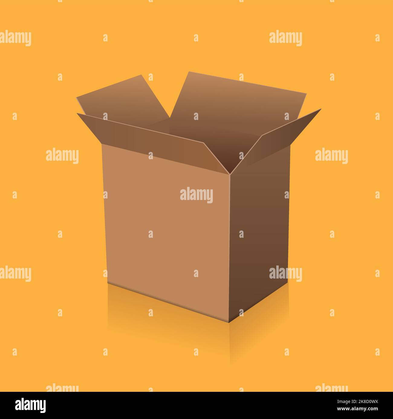 Paper brown box packaging vector Stock Vector Image & Art - Alamy