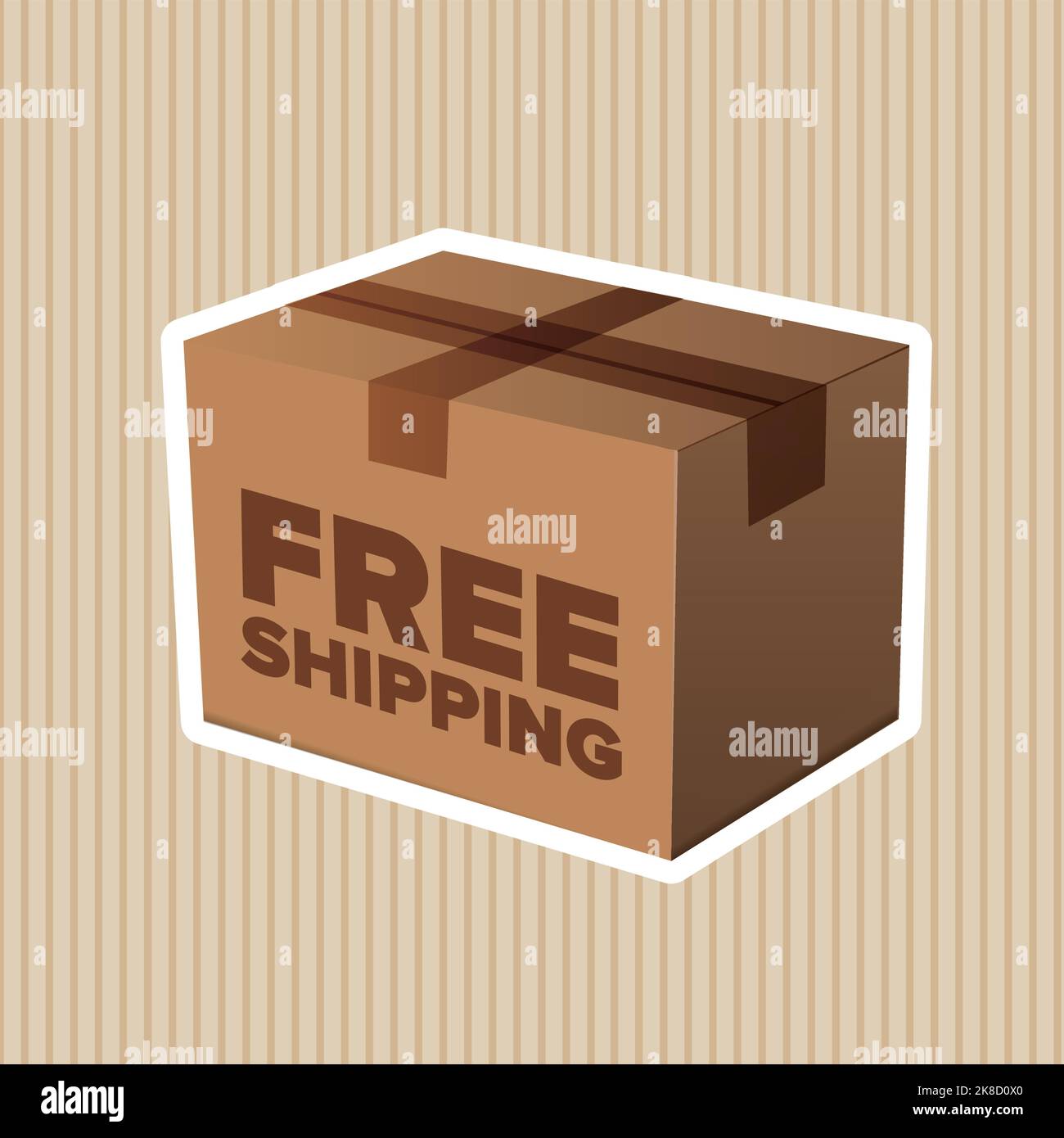 3d render free shipping Stock Vector Images - Alamy